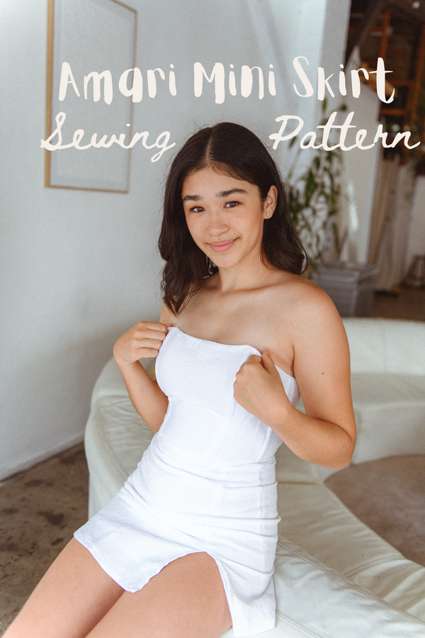 Amari Mini Skirt Sewing Pattern PDF – In May